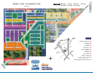 Inter City Housing Scheme | Dream Gardens Phase 2 Multan | Map ...